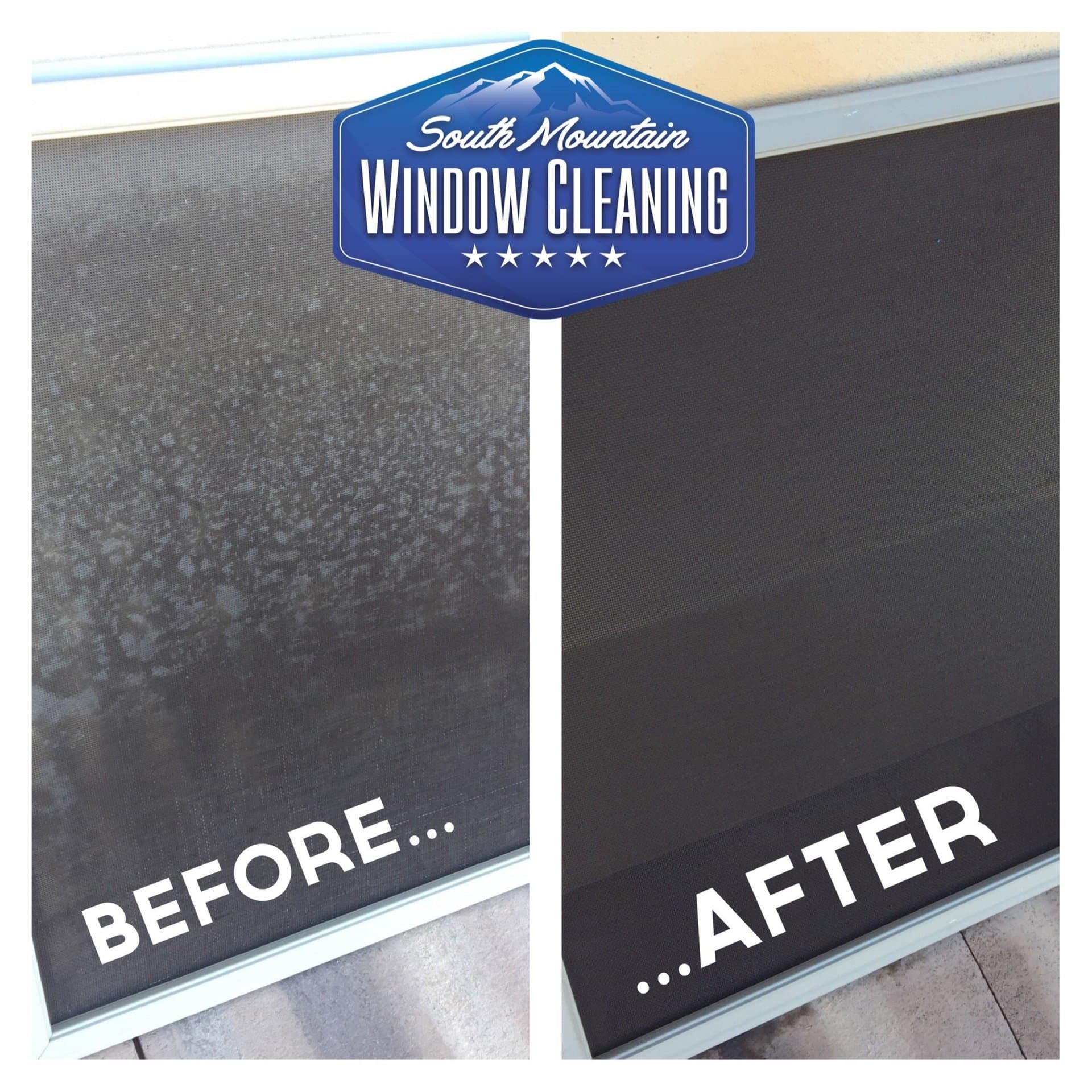 Sun Screen Cleaning in Phoenix, AZ - South Mountain Window Cleaning