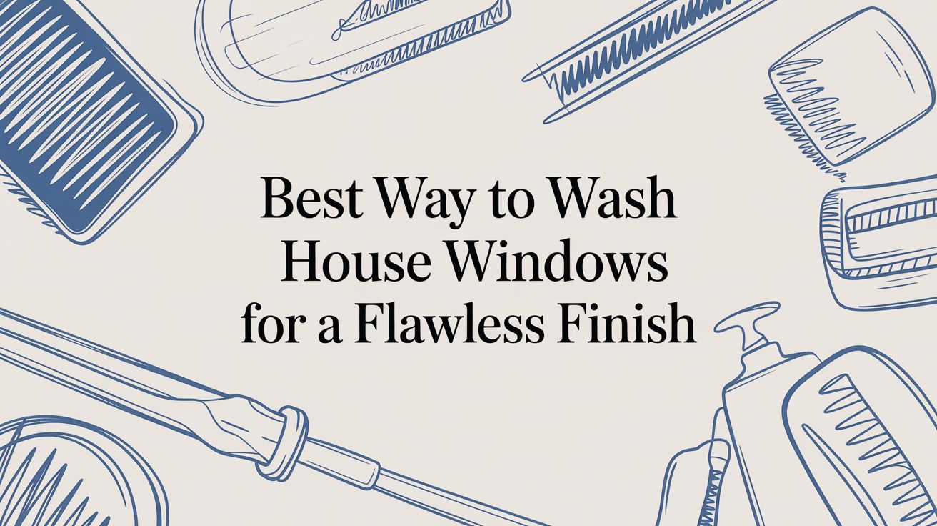 Best Way to Wash House Windows for a Flawless Finish