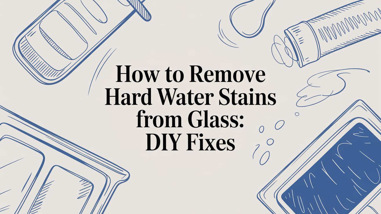 How to Remove Hard Water Stains from Glass: A Phoenix Homeowner's Guide