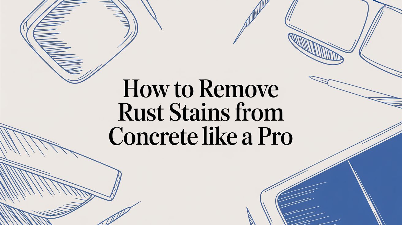 How to Remove Rust Stains from Concrete Like a Pro