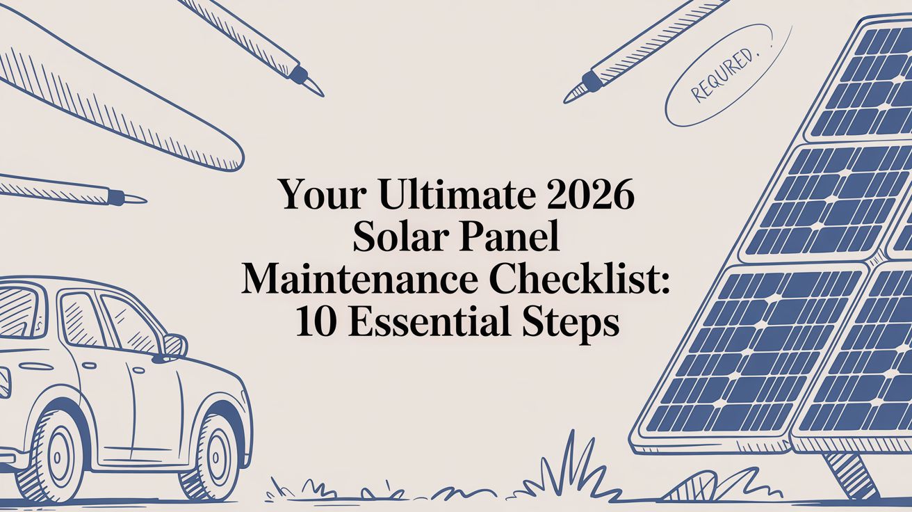 Your Ultimate 2026 Solar Panel Maintenance Checklist: 10 Essential Steps