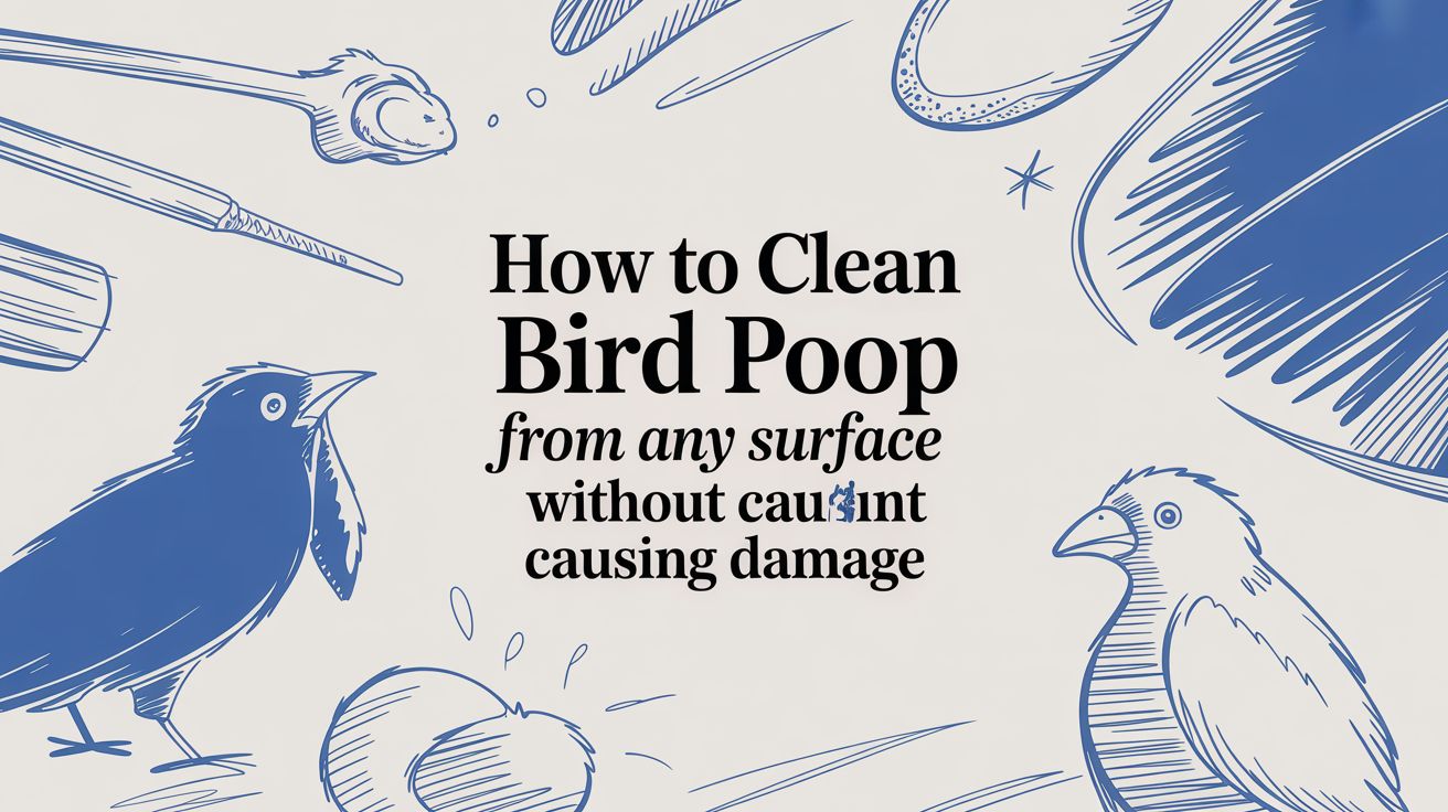 How to Clean Bird Poop From Any Surface Without Causing Damage
